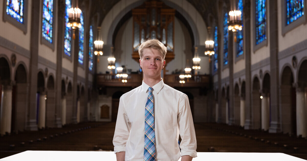 Meet Gavin Klein ’26, Named One of The Organ World’s Top Young ...