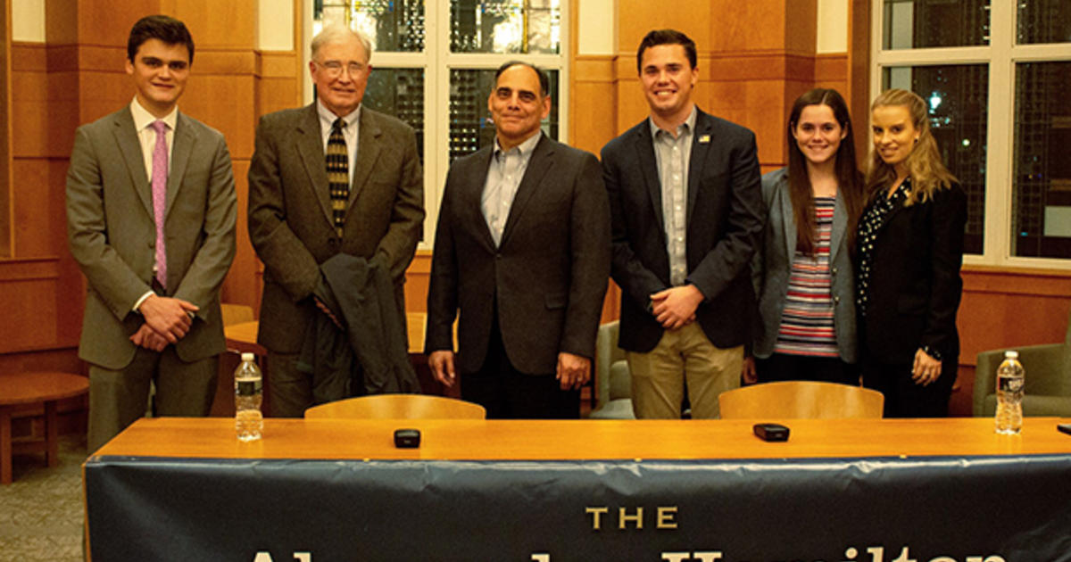 Holy Cross' Alexander Hamilton Society Awarded "Best New Chapter" in ...