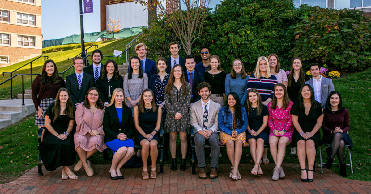 30 Holy Cross Students Inducted Into Jesuit Honor Society | Holy Cross ...