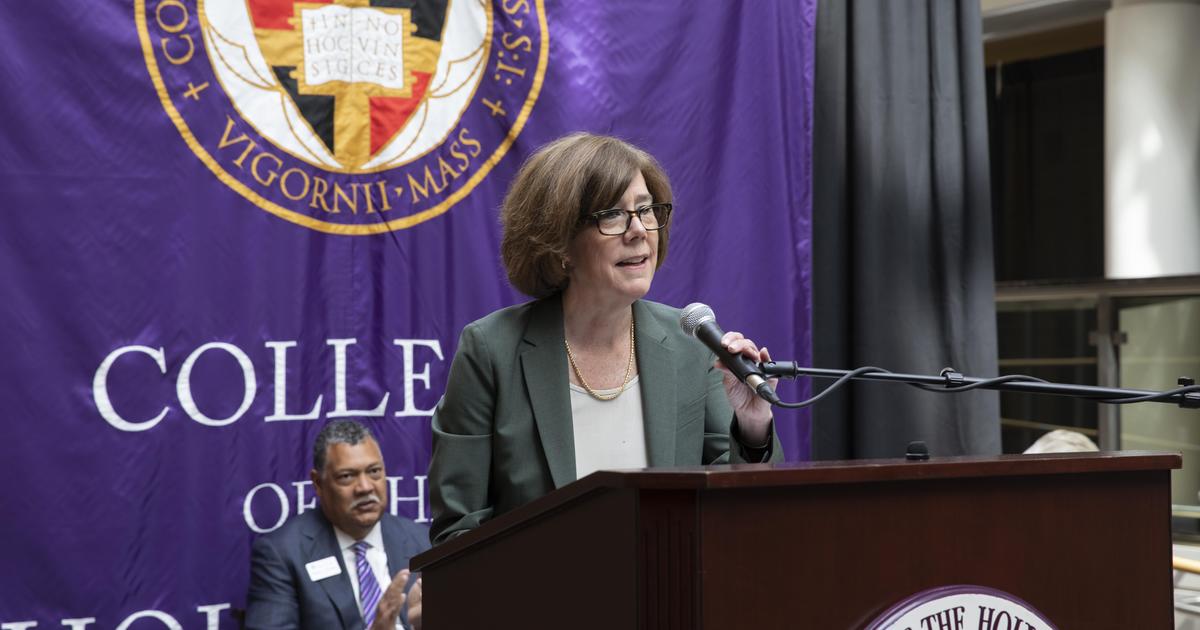 Helen Boucher, M.D., ’86 Remarks: Fauci Dedication Ceremony | Holy ...