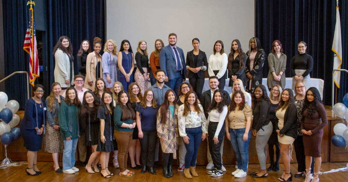 Holy Cross Students Inducted Into New Honor Society Chapter for First ...
